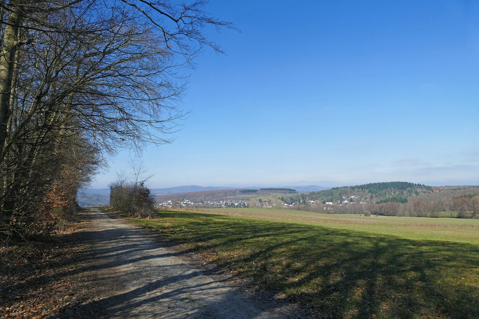 Ein Blick auf Pfaffenwiesbach, wo die Hysterie anscheinend besonders ...